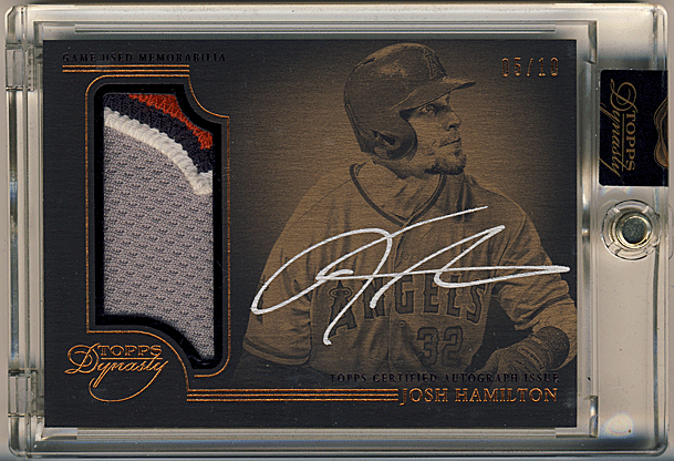 トレカショップ Rookie Star Josh Hamilton MLB 2014 Topps Dynasty Signature ...