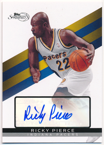 トレカショップ Rookie Star Ricky Pierce NBA 08-09 Topps Signature Auto 091/999
