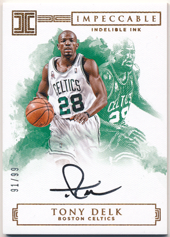 トレカショップ Rookie Star Tony Delk NBA 16-17 Panini Impeccable Indelible Ink ...