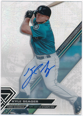 トレカショップ Rookie Star Kyle Seager MLB 2017 Topps High Tek Signature Auto