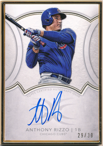 トレカショップ Rookie Star Anthony Rizzo MLB 2018 Topps Definitive Collection ...