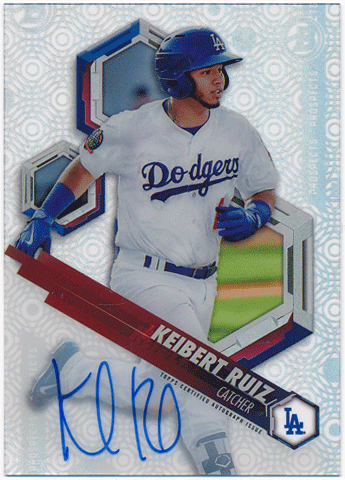 トレカショップ Rookie Star Keibert Ruiz MLB 2018 Bowman High Tek Prospects ...