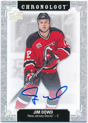 トレカショップ Rookie Star Jim Dowd NHL 18-19 UD Chronology Signature Auto