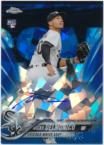 トレカショップ Rookie Star Nicky Delmonico MLB 2018 Topps Chrome Sapphire ...