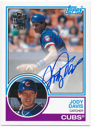 トレカショップ Rookie Star Jody Davis MLB 2019 Topps Archives Fan Favorites ...