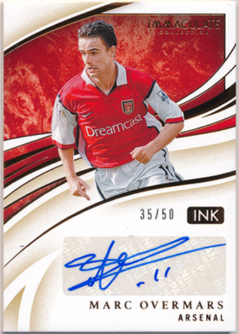 トレカショップ Rookie Star Marc Overmars Soccer 2020 Panini Immaculate ...