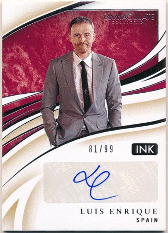 トレカショップ Rookie Star Luis Enrique Soccer 2020 Panini Immaculate ...